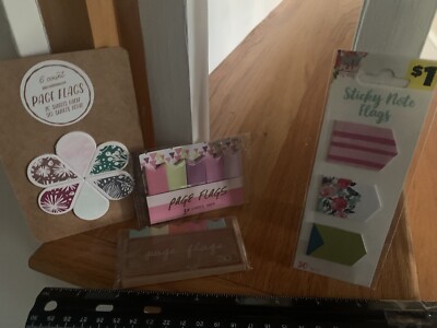 4 Sticky Note Page Flags Assorted Packs Target Dollar Spot | eBay