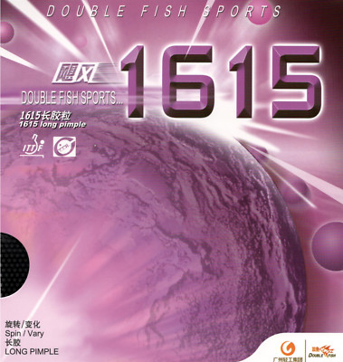 Double Fish 1615 Long Pimples OX Table Tennis & Ping Pong Rubber, Pick ...