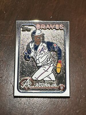 2024 Topps Super Box Ronald Acuna Jr. Commemorative Enamel Pin 1/10 ...