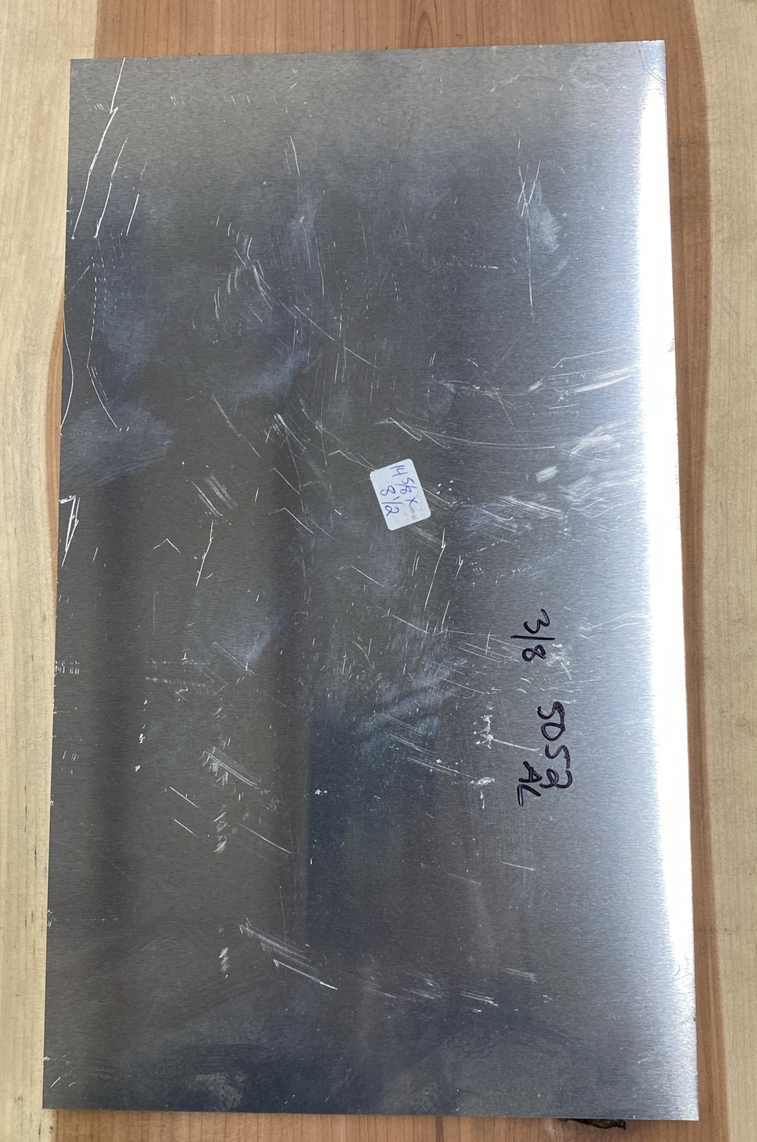 FREE SHIPPING 3/8” Unfinished 5052 Aluminum Remnant- Rectangle 14 5/8 ...