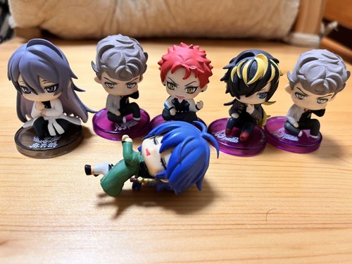 Hypnosis Mic Mini Figure lot of 6 Set sale Suwarasetai Jakurai Dice ...