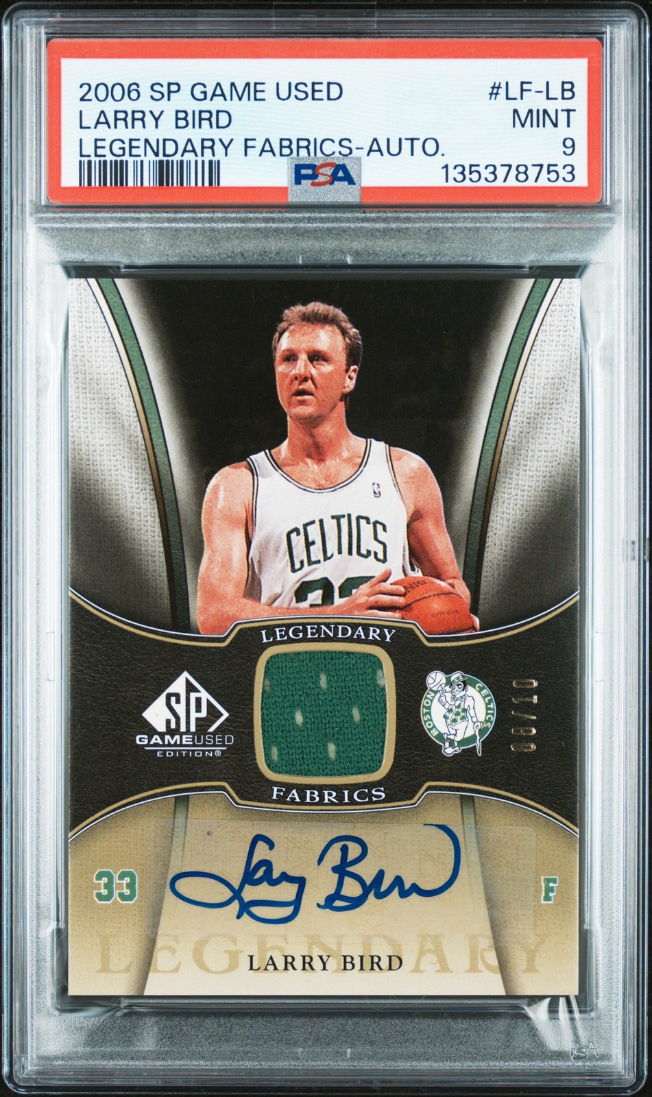 Larry Bird | Autographed Baketball Memorabilia & NBA Merchandise