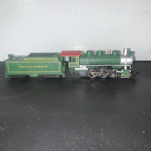 Bachmann Southern Green Steam Loco w/Smoke & Tender HO Scale | eBay