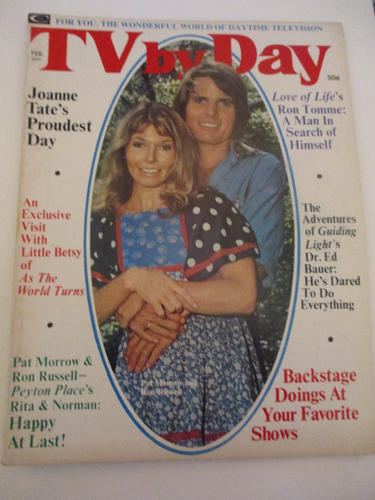 Ron Tomme, Patricia Morrow - TV By Day Magazine 1973 | eBay