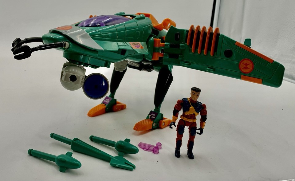 1995 Playmates Toy ExoSquad Exofighter Space E-Frame Kaz Takagi ...