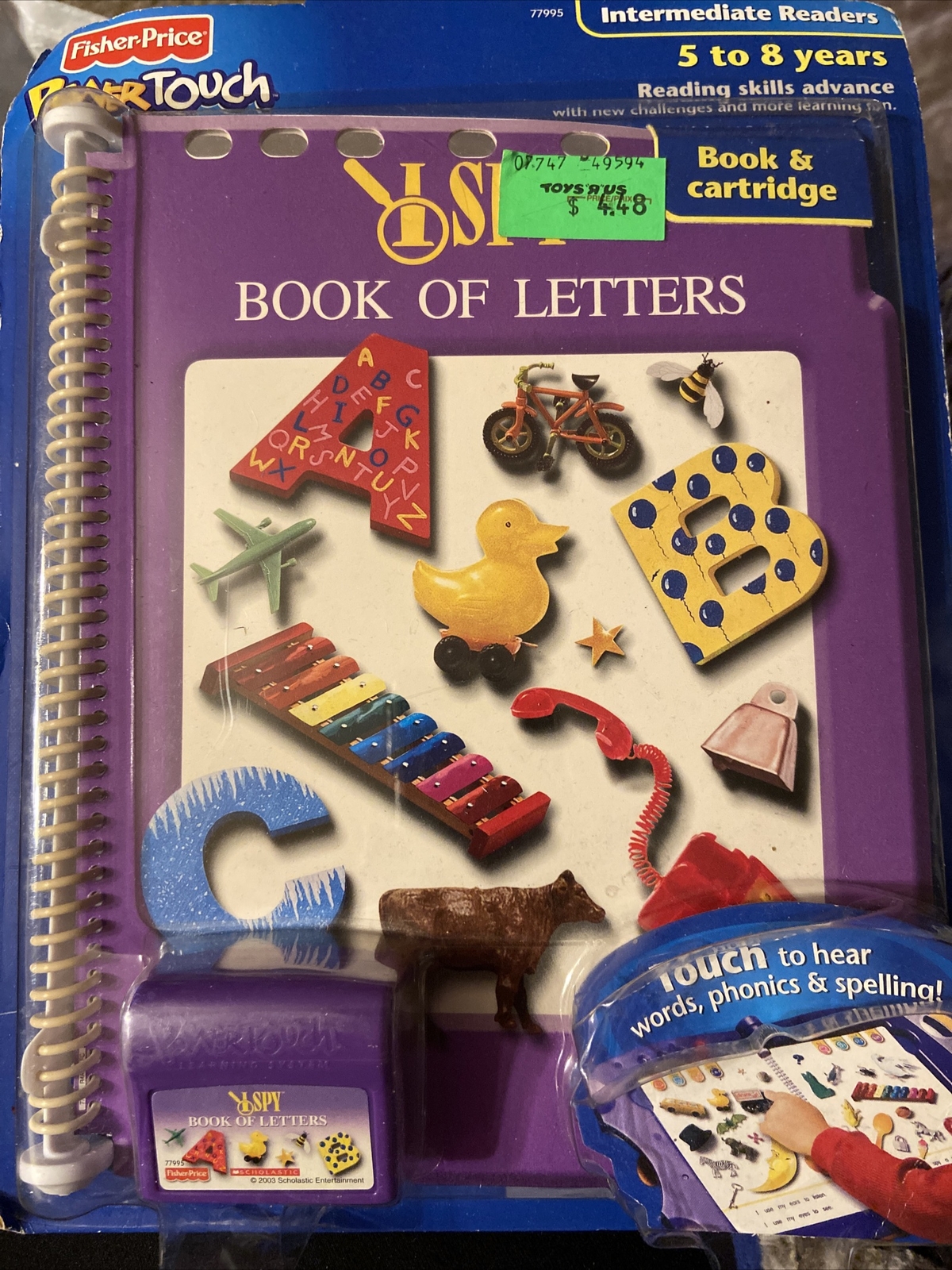 Fisher PowerTouch Learning System- I Spy Book of Letters for sale ...