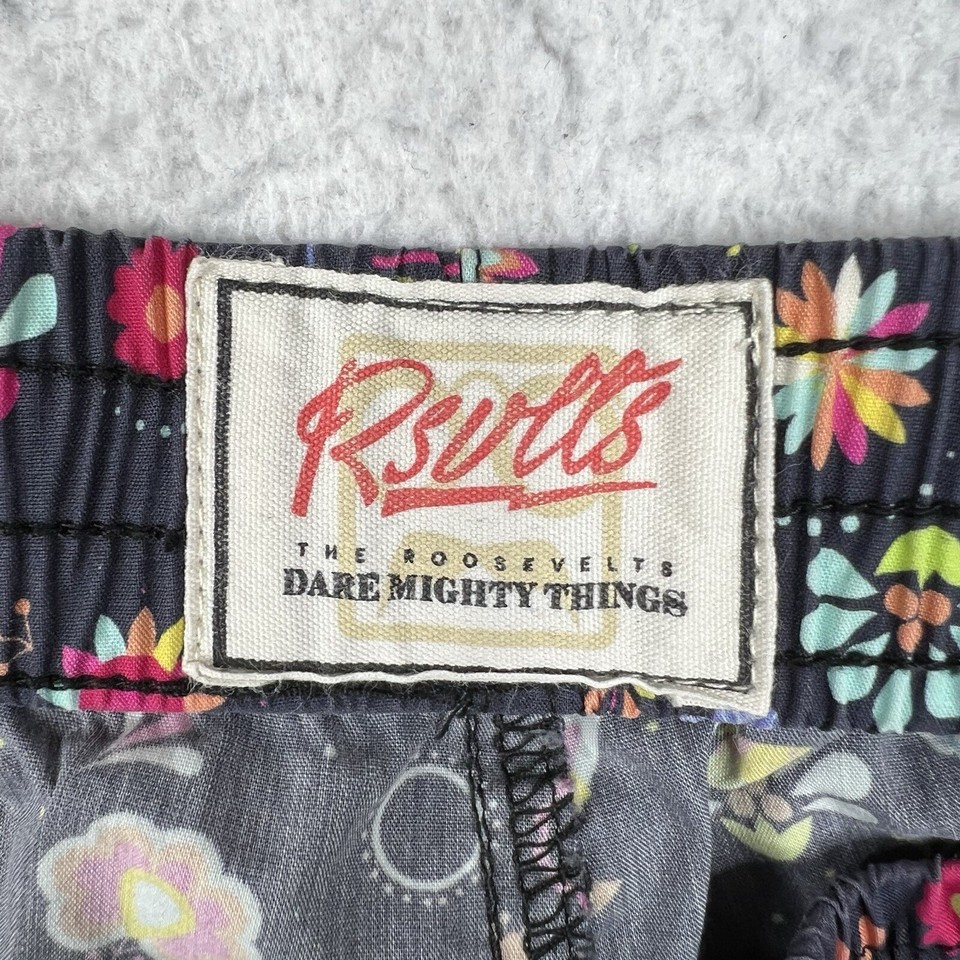 RSVLTS Shorts Mens Medium Multicolor The Roosevelts Board Swim Trunks ...