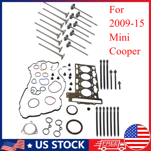 2009-15 For Mini Cooper R56 1.6L Head Gasket&1.20mm Bolts&Intake ...