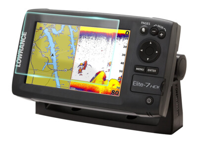 Crystal Clear Screen Protector for Lowrance Elite 7 7X HDI Fish Finder ...