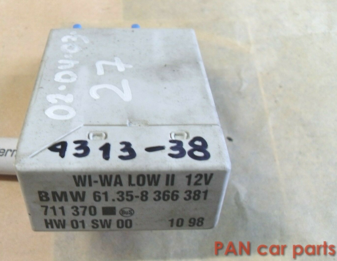 BMW E36 Z3 3er Steuergerät 61.35-8366381 WI-WA Low II 711370, HW 01SW00 ...