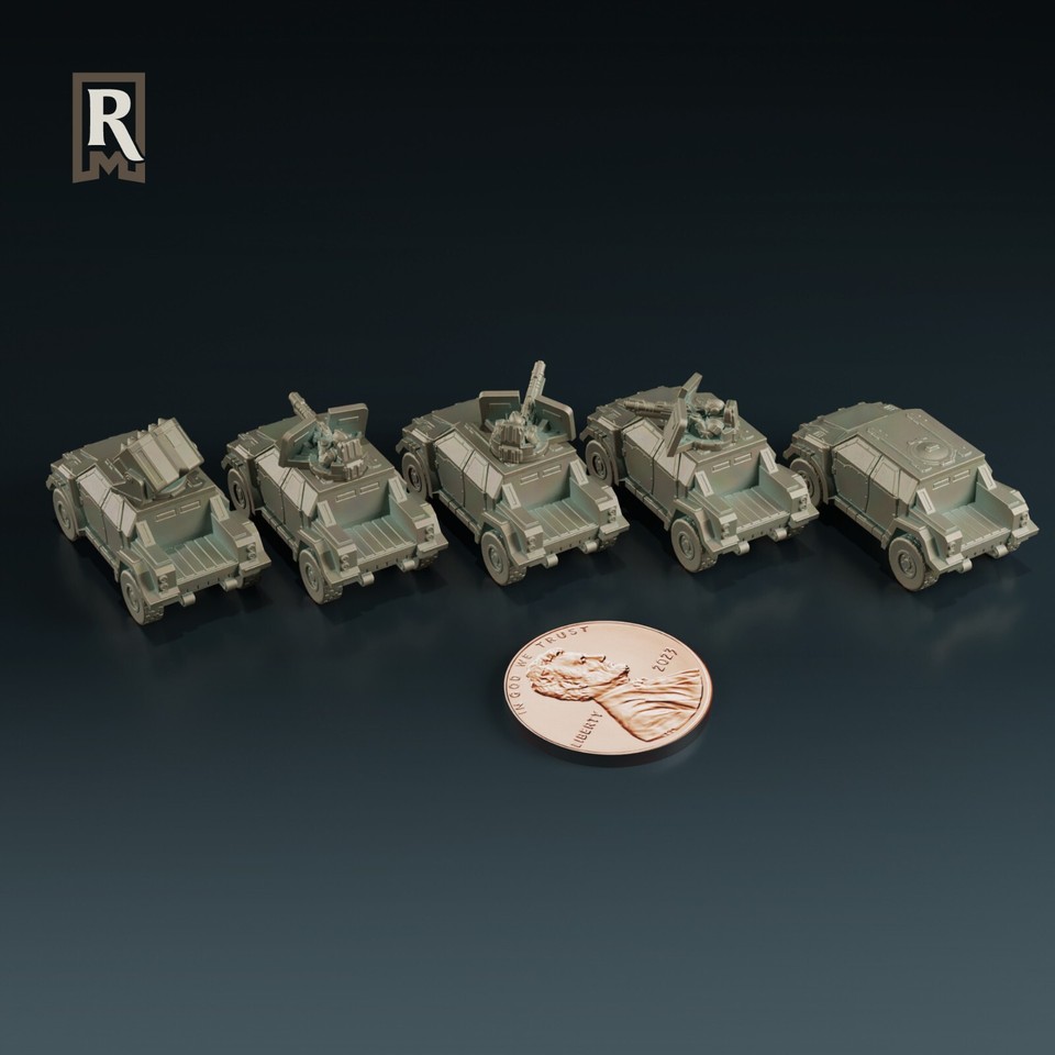 Vehicle Nomad - 6mm/8mm - Resinant Miniatures | eBay