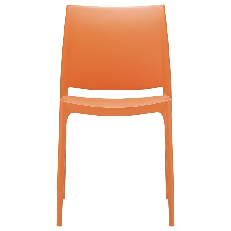 Compamia Maya Patio Dining Chair in Orange | eBay