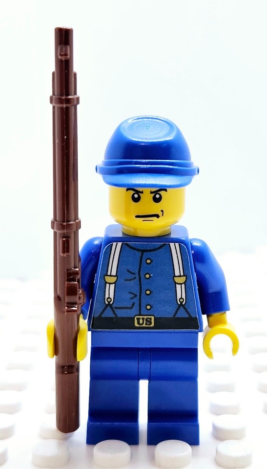 American Civil War Blue Union Infantry made with real LEGO® Minifigure ...