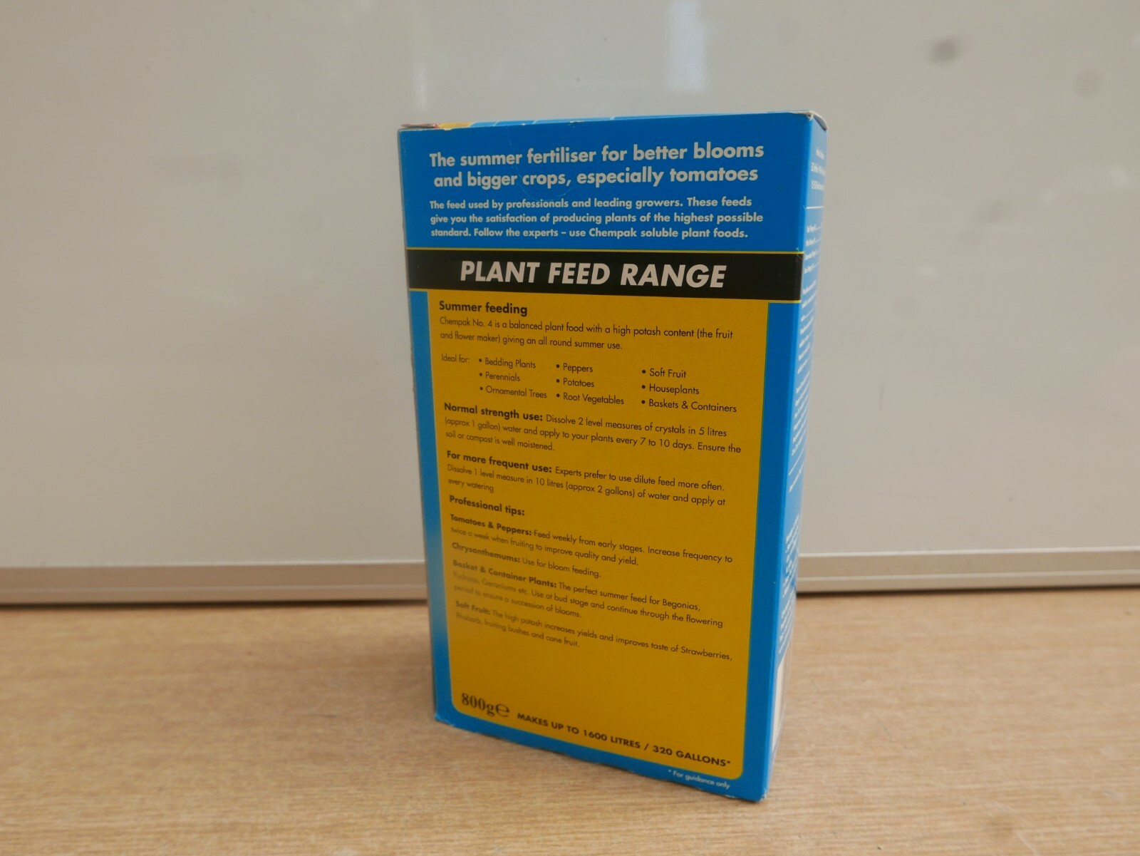 CHEMPAK NO 4 HIGH POTASH PROFESSIONAL PLANT FEED 750 GRAM IDEAL FOR ...