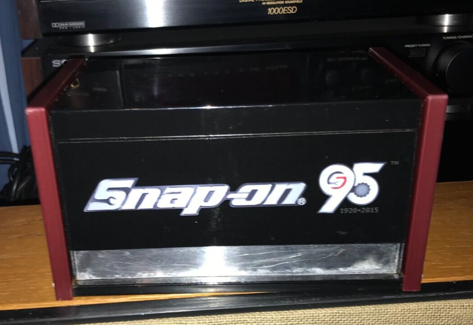 Lot Of 2 Original Snap On 95TH Anniversary Metal Miniature Tool Box ...