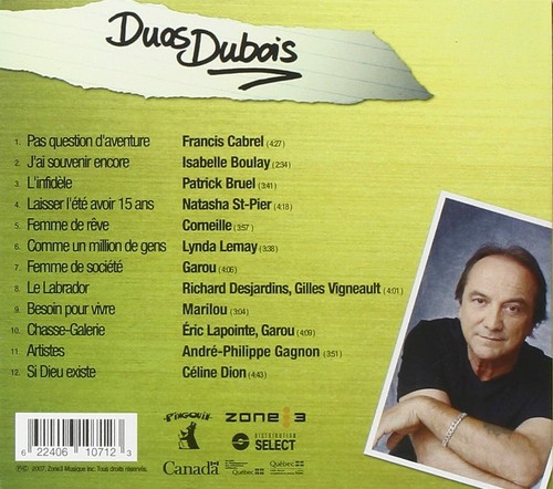 Claude Dubois - Duos / CD Like New, Sold by Musica Monette, Canada | eBay