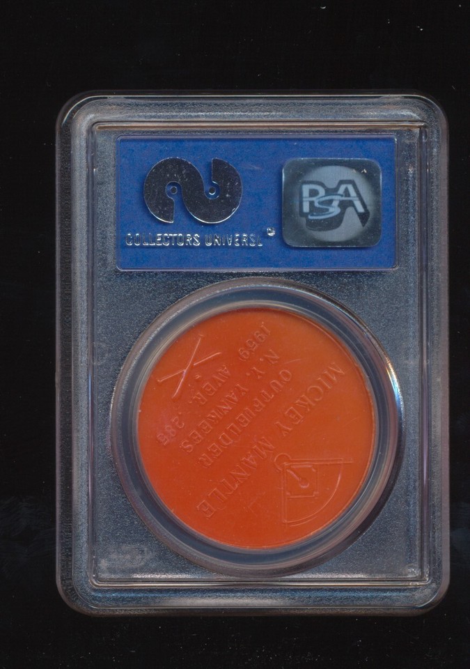 PSA 8 1960 Armour Coin Mickey Mantle Orange | eBay