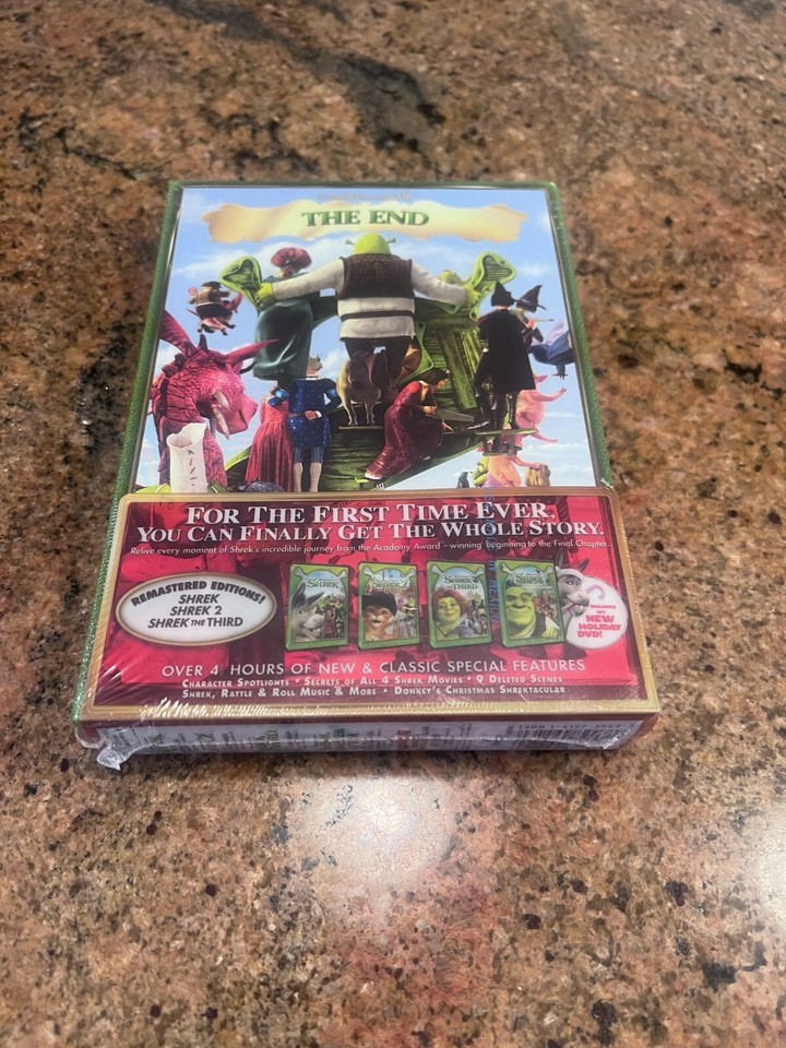 Shrek: The Whole Story Dvd Collection - 4-Disc BOX Set) Brand NEW ...