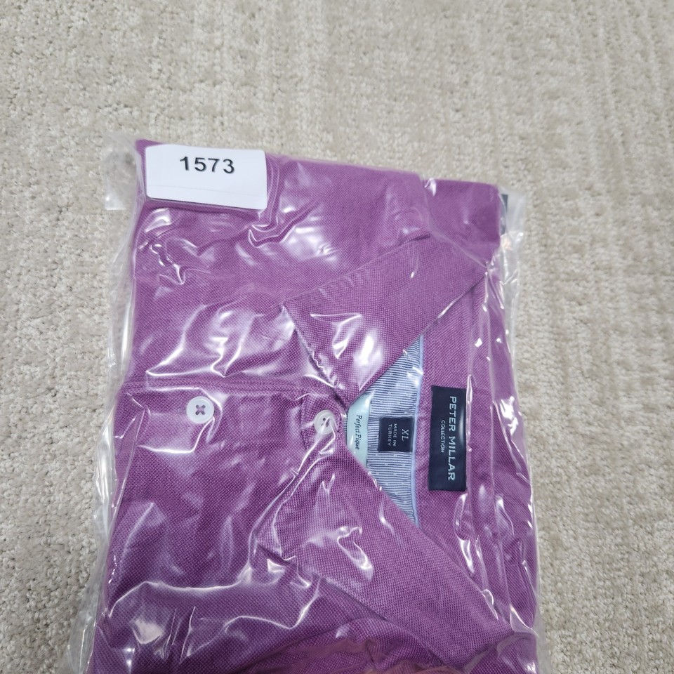 Peter Millar Collection Polo Shirt Men XL Perfect Pique Lyocell Blend ...