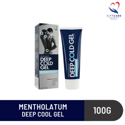 2X 100G Mentholatum Deep Cold Ice Gel Cooling Pain Relief For Muscular ...