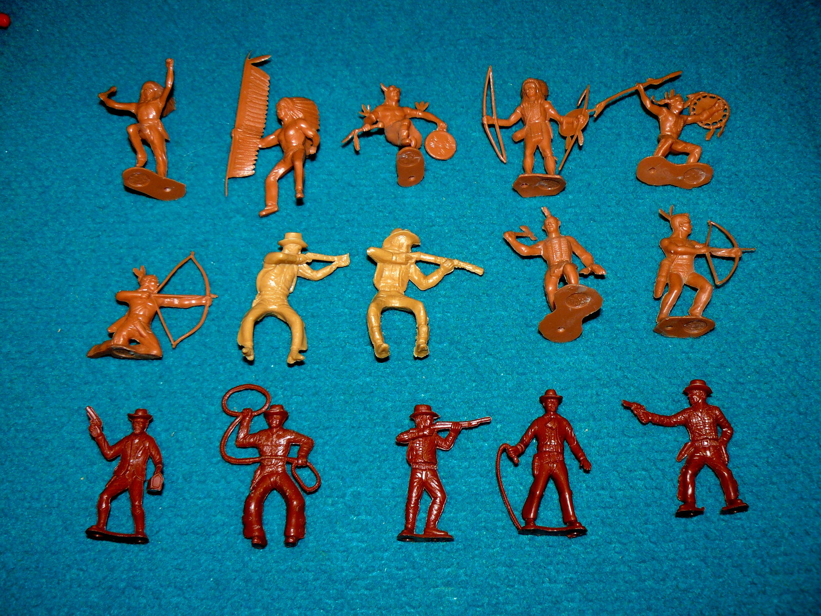 Vintage Lot of 85 : COWBOYS, INDIANS & HORSES @ Marx/MPC/Tim Mee/AUBURN ...