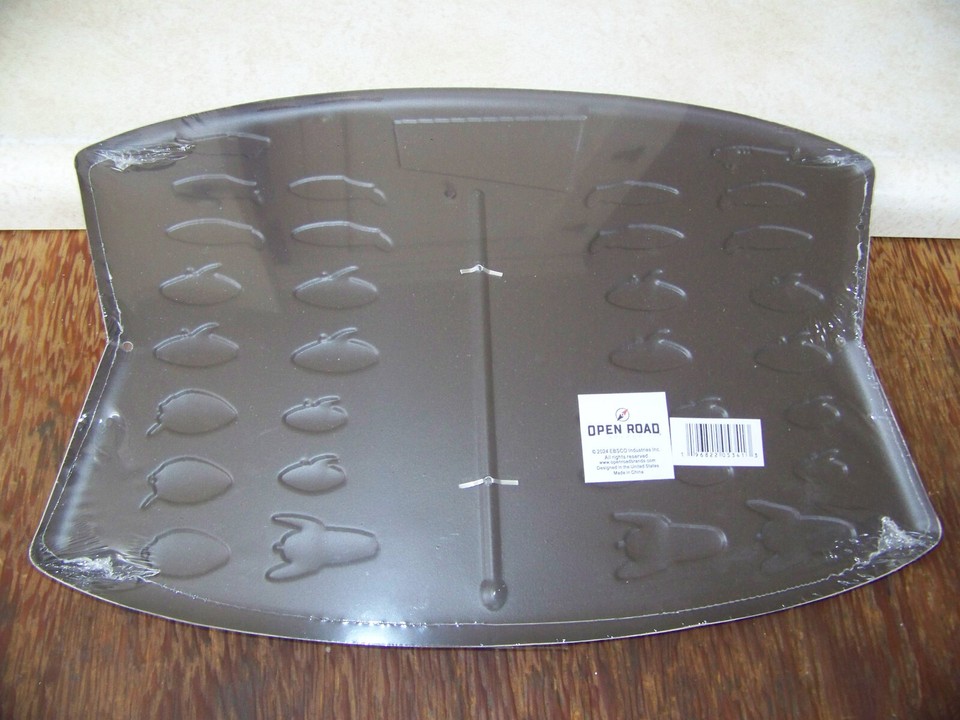 Embossed Metal Heddon Fish Lures Display 14 x 10 Sign Thermometer ...