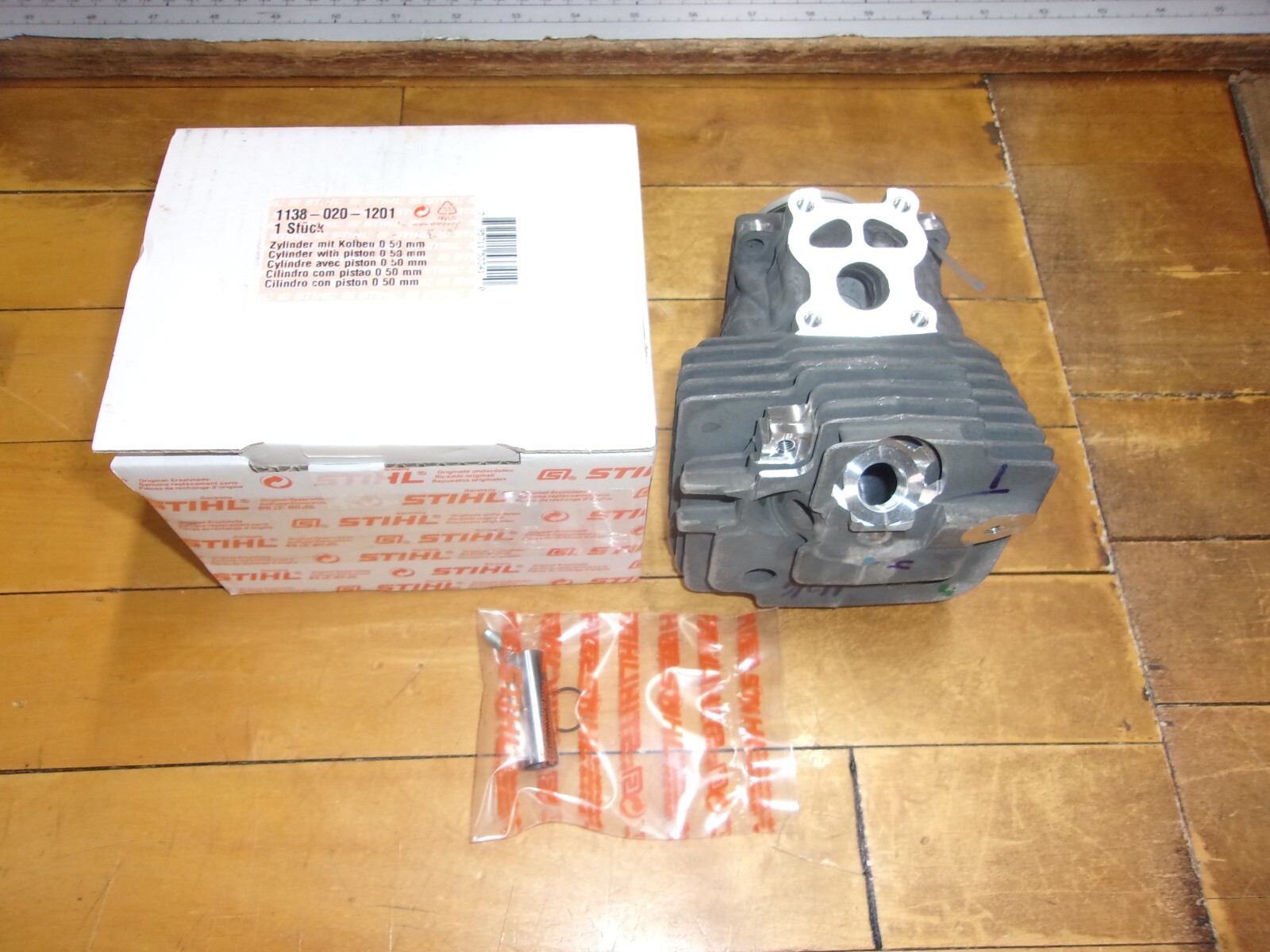 Stihl OEM MS441 Kolben Piston & Cylinder Kit 50mm MS 441 1138-020-1201 ...