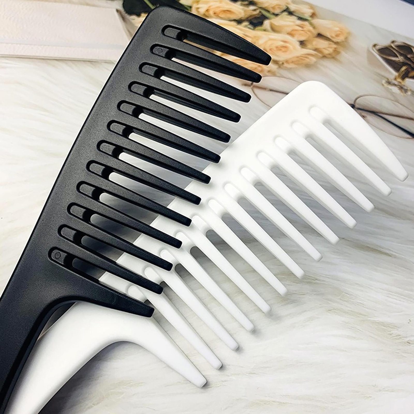 Massive Jumbo Wide Tooth Detangler Big Huge Comb Handle Afro Hair Basin ...