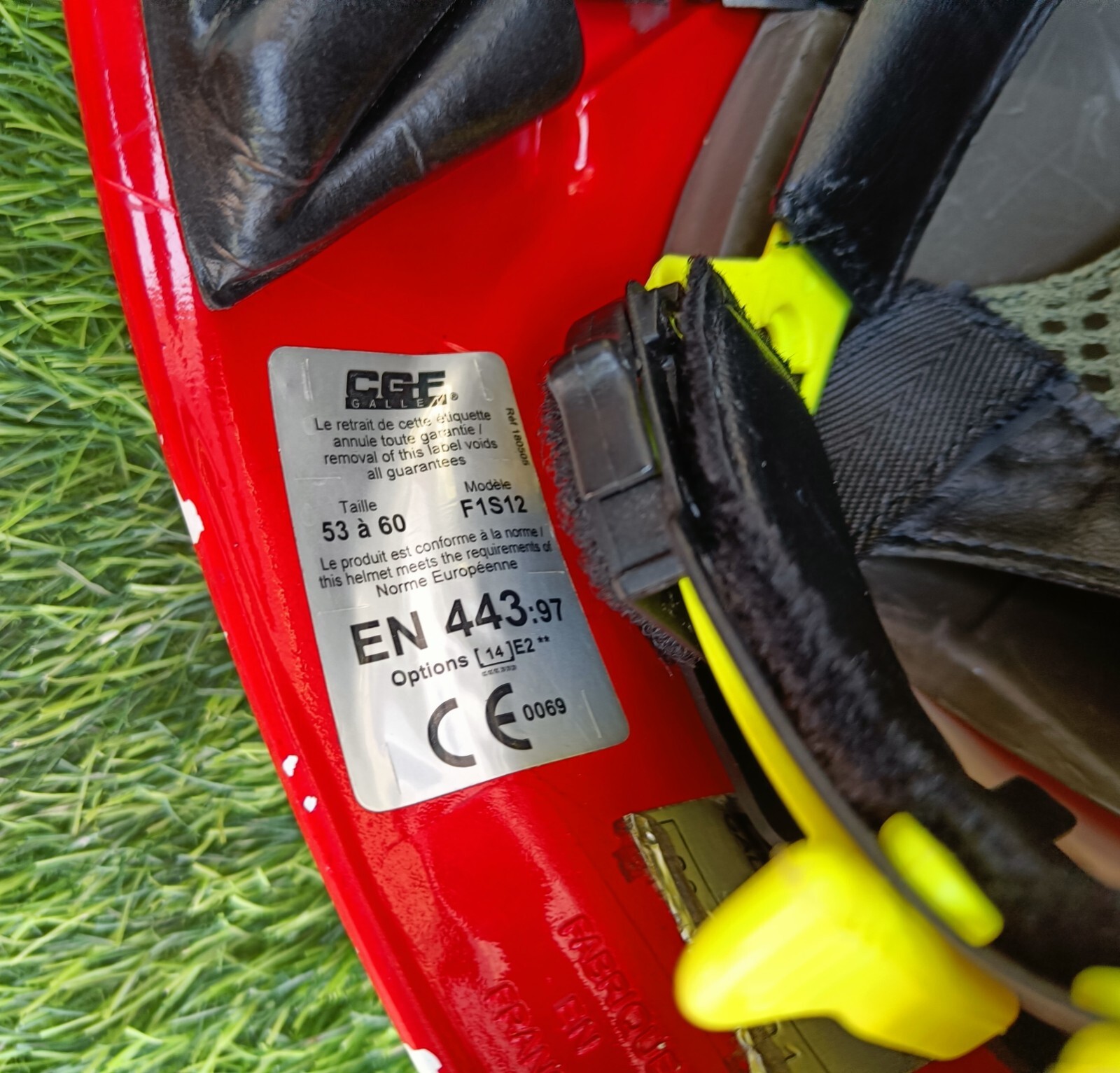 CGF Gallet F1S12 Fire Fighting Helmet | eBay