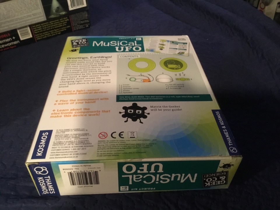 Musical UFO Geek & Co. Science Project Kit Thames & Kosmos Circuit ...