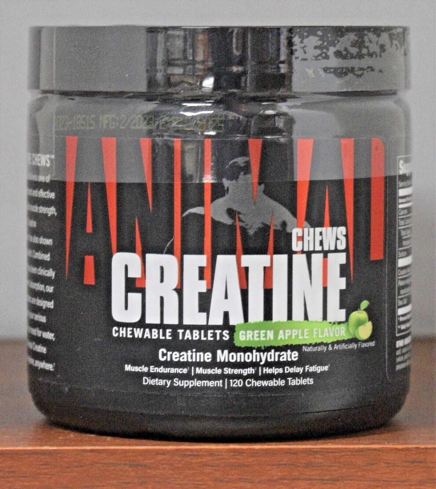 Universal Nutrition ANIMAL Creatine Chews Monohydrate 120 Chewables NEW ...