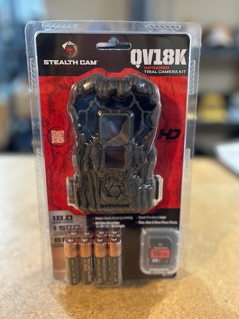 Stealth Cam Game Trail Camera QV18K Combo Kit Batteries and SD card | eBay
