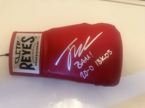 Autograph Boxing Glove By Jesse “Bam” Rodriguez | eBay