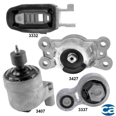Engine Mounts & Transmission Mount 4PCS Set For Ford Edge 18-15 V6 3.5L ...