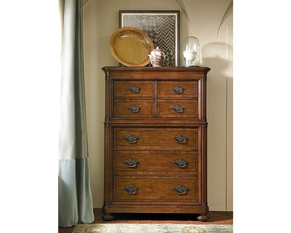 Thomasville Furniture Ernest Hemingway 7pcs King Bedroom Set | eBay