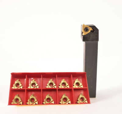 SER1616H16 100mm Lathe Threading Turning Tool + 16ER AG60 BP010 Carbide ...