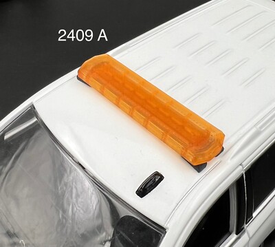 1/24 25 27 LED Ready Code 3 2700 Amber Lightbar Park Work Security Tow ...