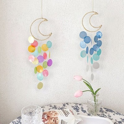 Circle Shell Dream Catchers Natural Shell Shell Pendant Wind Chimes ...