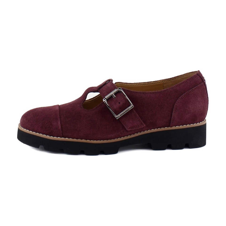 Vionic Carmen Womens Loafers & Slip-Ons Port Wine Suede | eBay