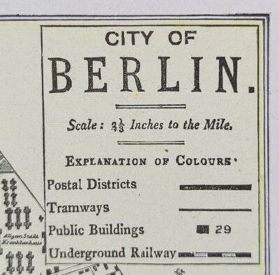 1900-Now - Map Of Berlin