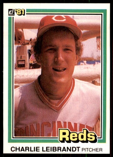 1981 Donruss Charlie Liebrandt Rookie Cincinnati Reds #421 | eBay