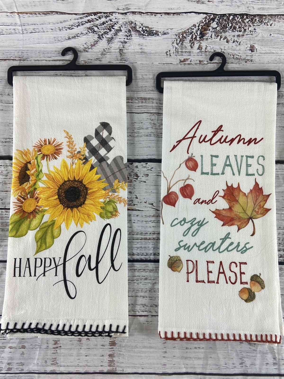 Kaydee designs Fall Autumn Tea Towel Gift Bundle Two Pack | eBay