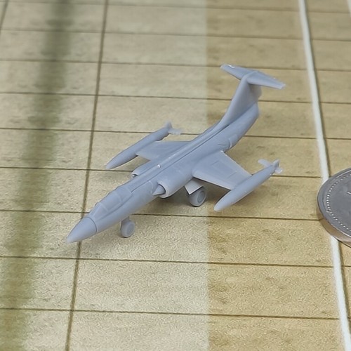 1/350/700 Resin Mini F104 Star Fighter Resin Aircraft Fighter Miniature ...