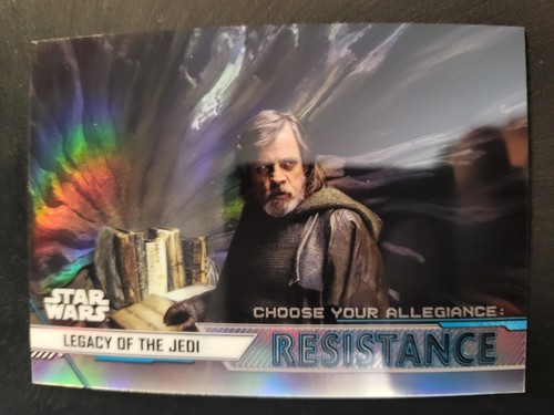 2020 Topps Chrome Star Wars Perspectives Resistence Jedi Luke Card ...
