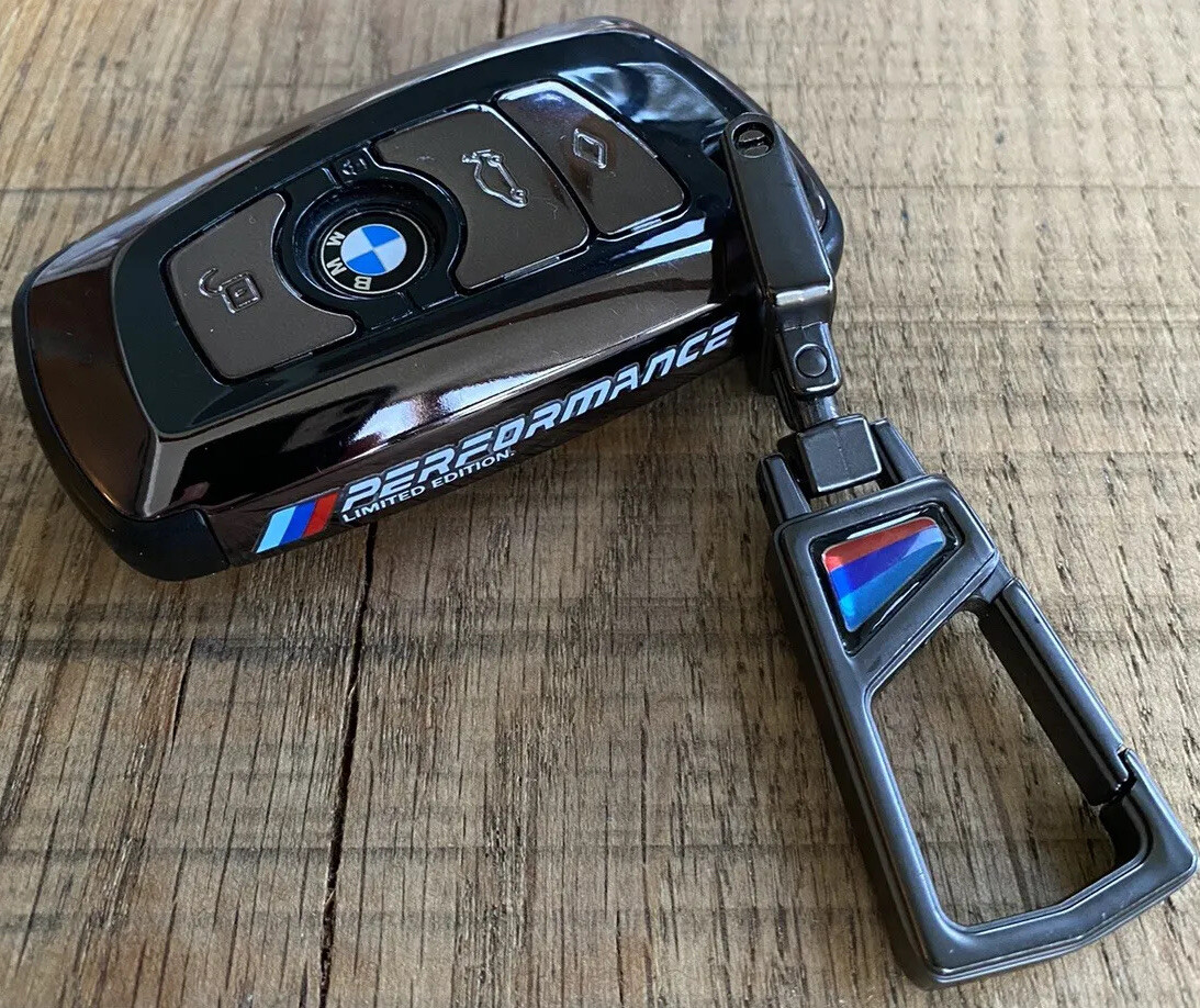 BMW Key Case M Sport Remote Cover With Metal Clip. Gun Metal Grey ...