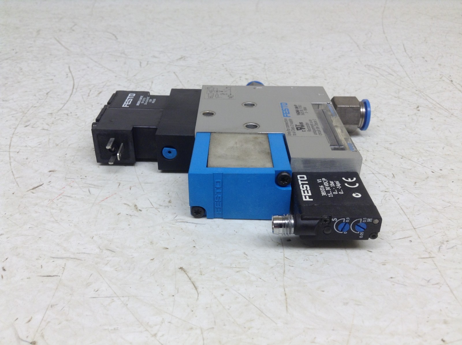 Festo VADMI-140-P Vacuum Generator Module 381016 MSOEB-3-24VDC 381 675 ...
