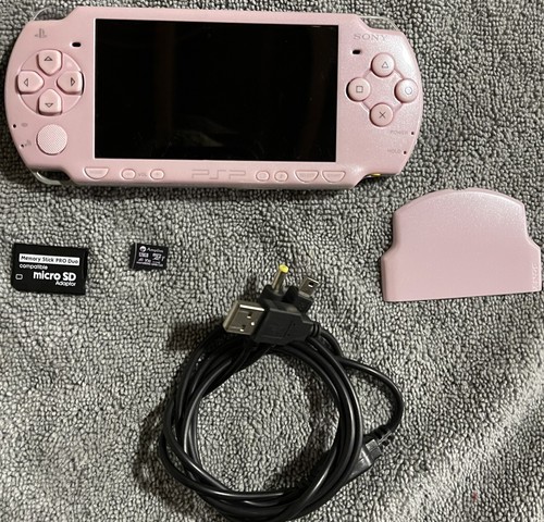 Pink PSP 2000 System w/ Charger, Memory ADAPTER Bundle Import | eBay