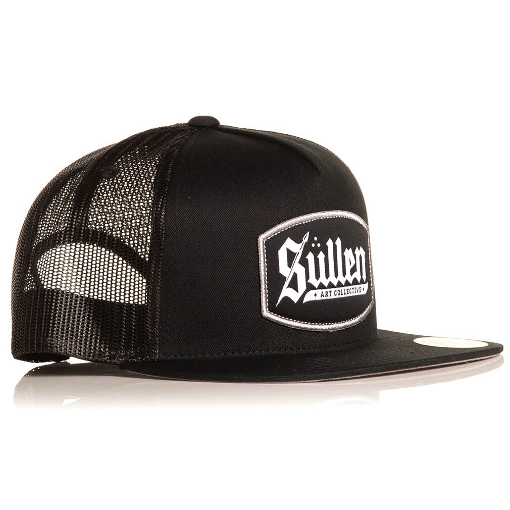 Sullen Clothing Trucker Cap - Contour Schwarz Gothic Punk Tattoo | eBay
