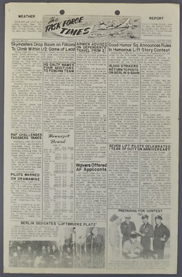1949 COMBINED AIRLIFT TASK FORCE TIMES Military Newspaper VOL III NO ...