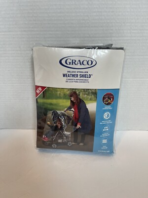 Graco Universal Baby Stroller Plastic Rain Cover & Weather Shield ...